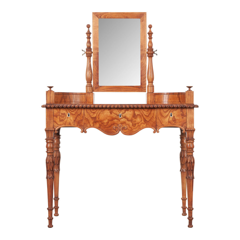 French 19th Century Chestnut Library Steps Fireside Antiques